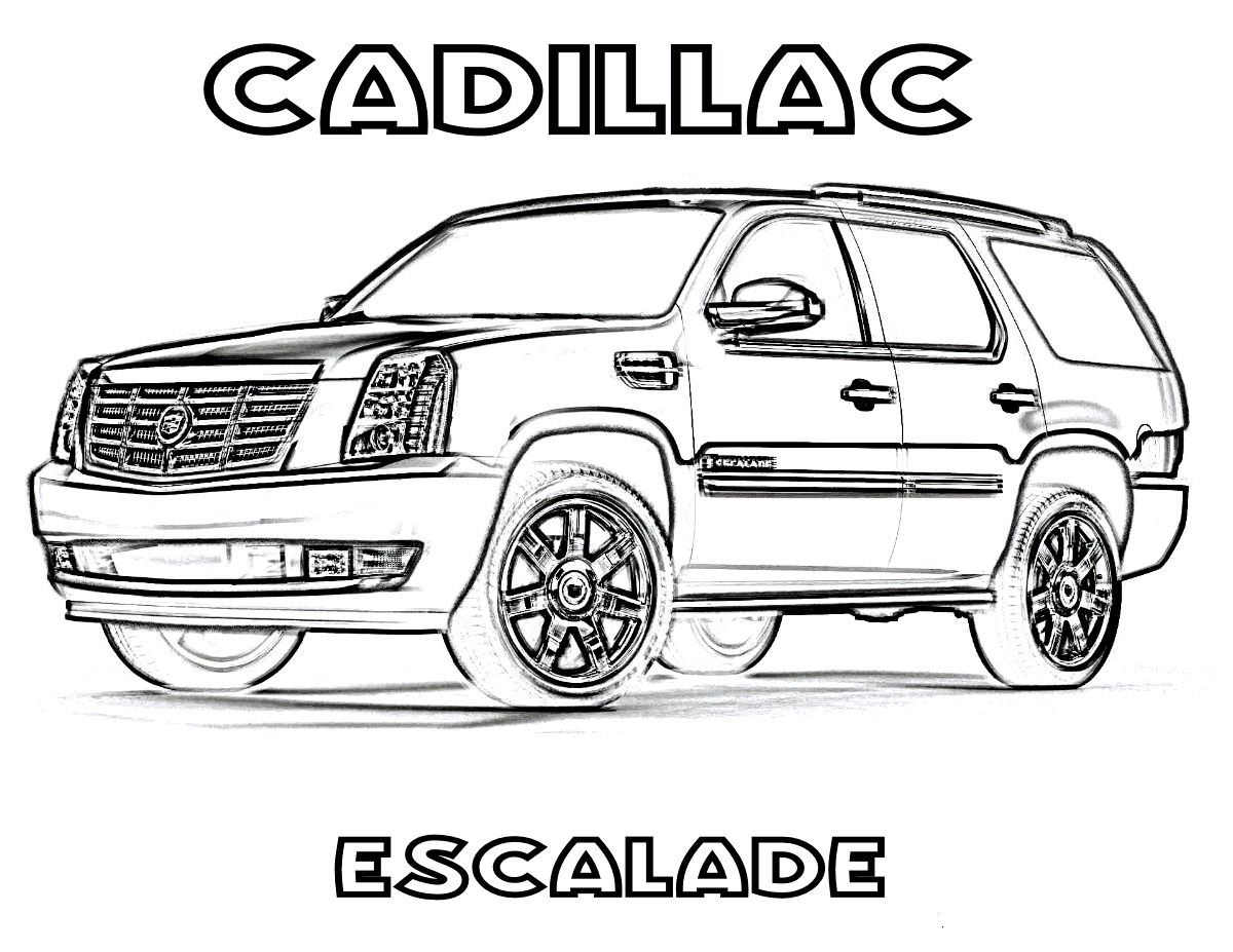 Cadillac Coloring Pages to download and print for free